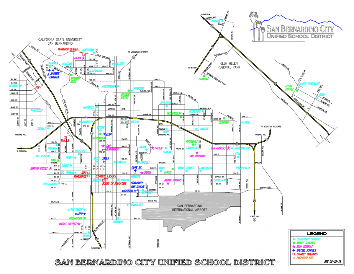 District Map - SBCUSD Facilities