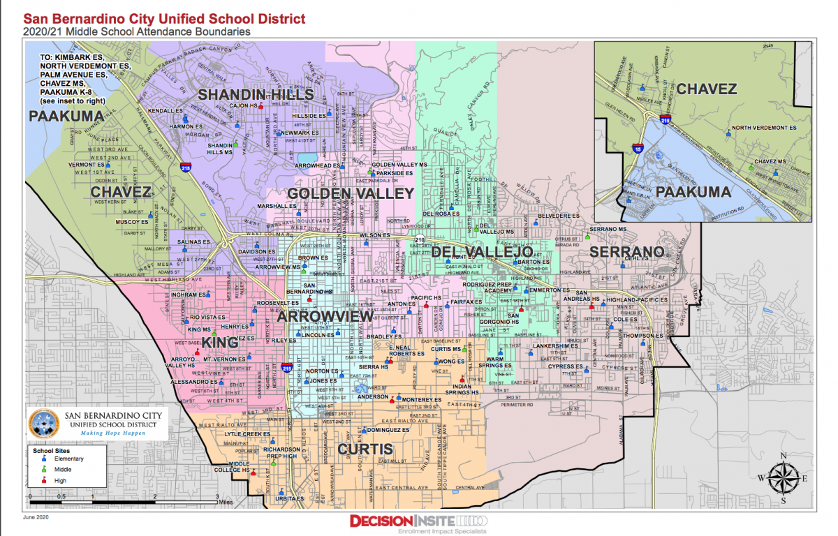 District Map - SBCUSD Facilities